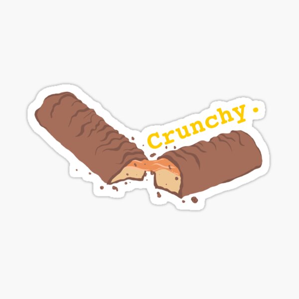 "Crunchy Logo" Sticker by jacobnaken | Redbubble