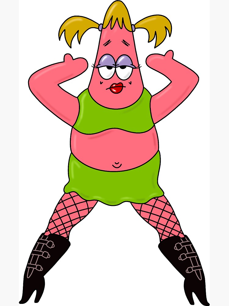 Patrick Star As A Girl Female Muscle Clip 867 The Patrick Star Show