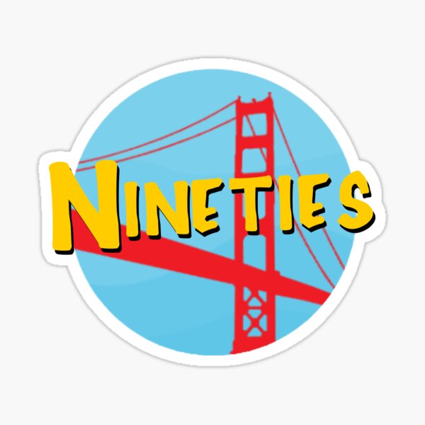 "90s Retro TV Show Full House" Sticker by 90sOE | Redbubble