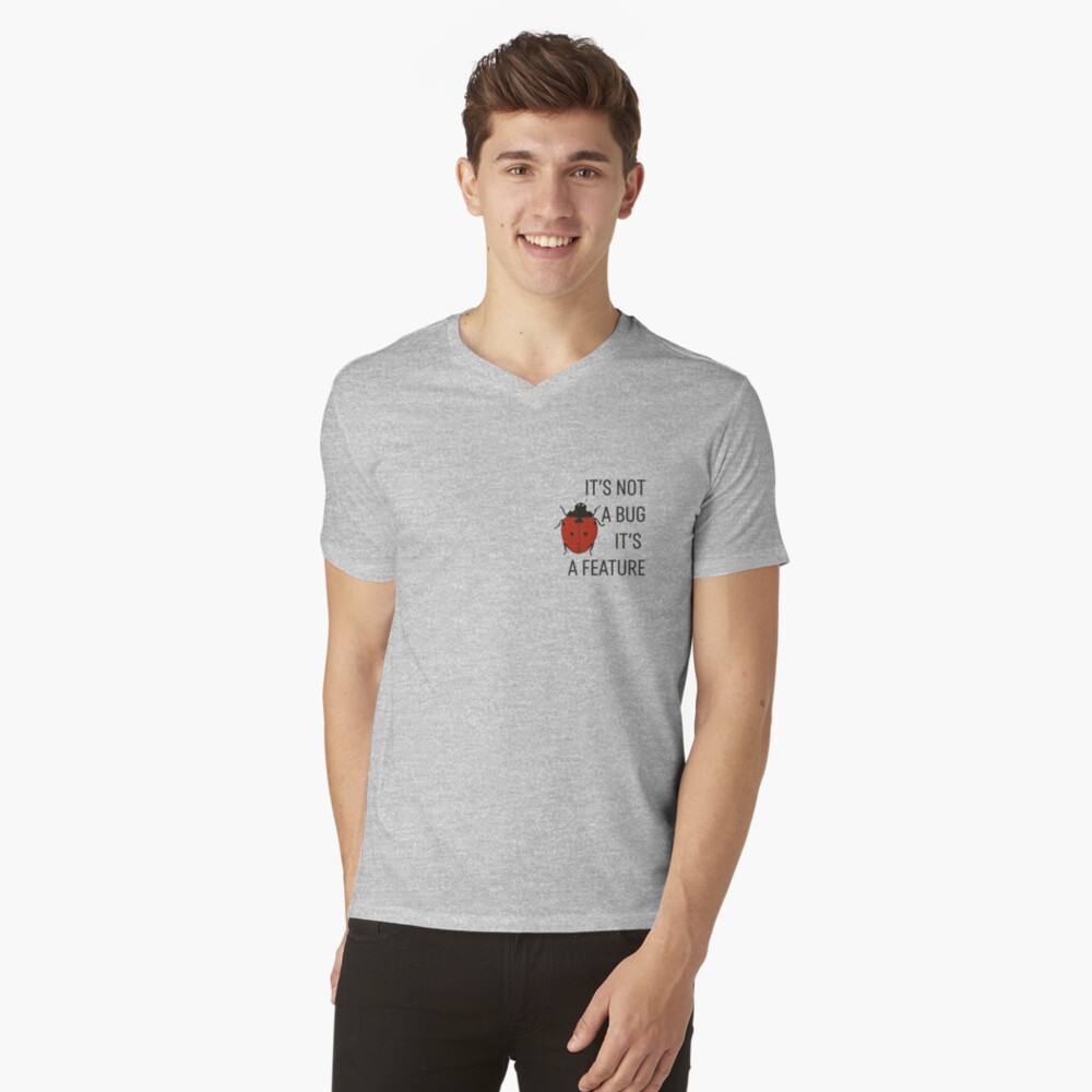 "it's not a bug it's a feature" Sticker for Sale by FunnyGrief | Redbubble