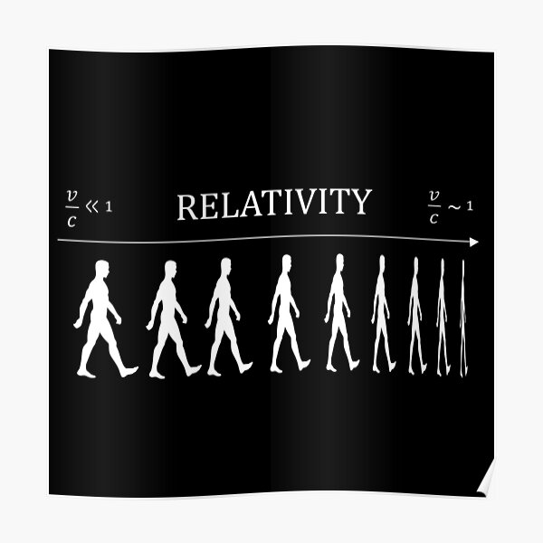 "Relativity Evolution" Poster for Sale by roxasfall | Redbubble