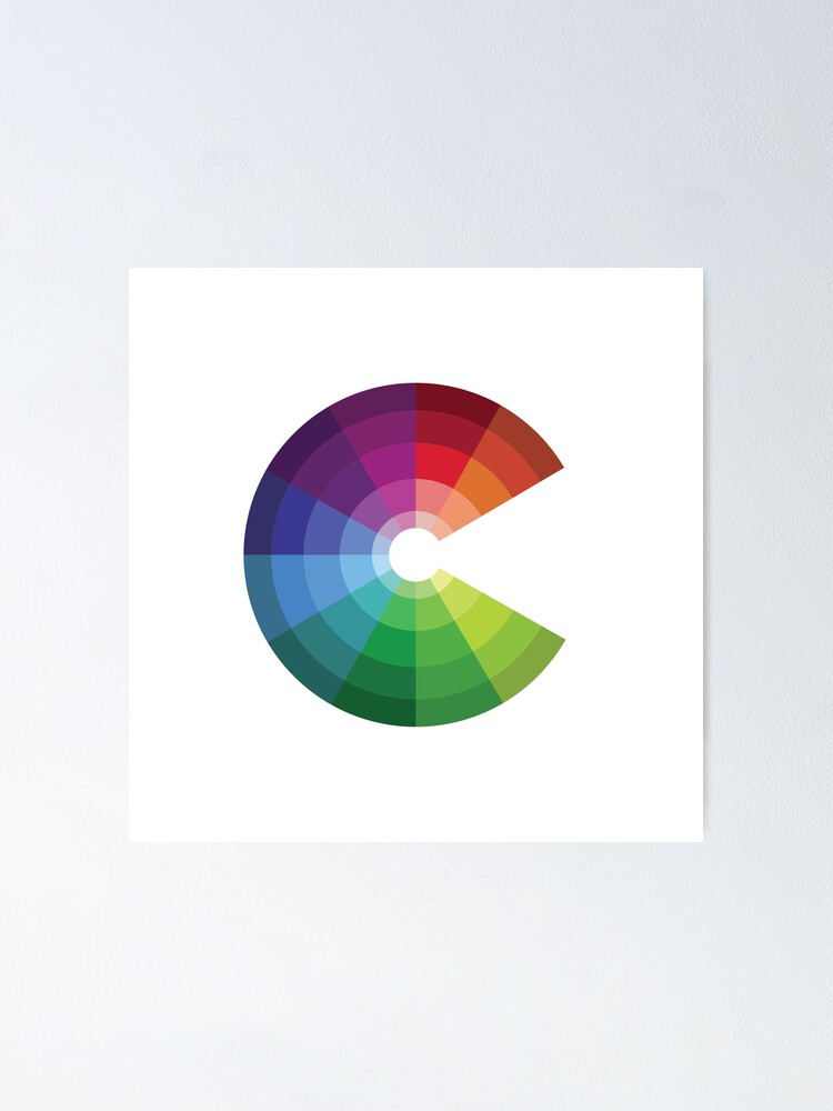 "8 Bit Color Wheel" Poster by quick-brown-fox | Redbubble