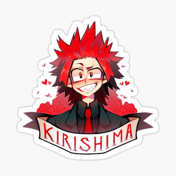 "Kirishima" Sticker for Sale by zukich | Redbubble