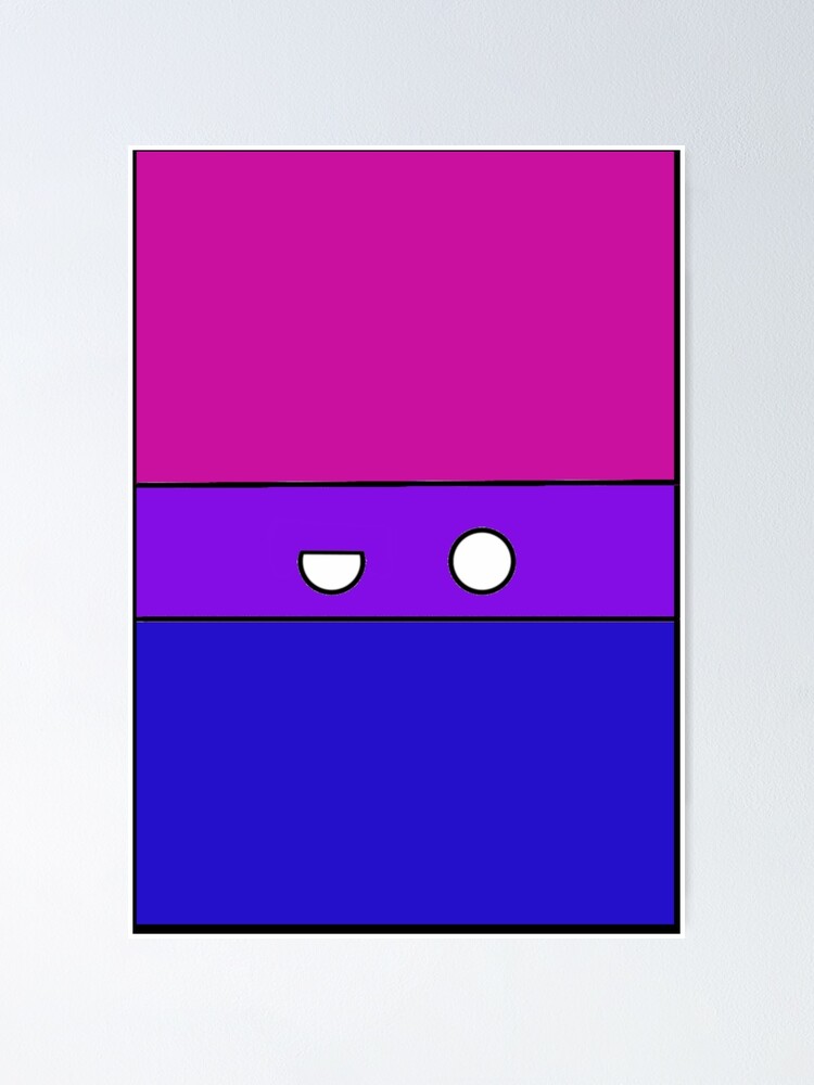 "Bi...just Bi" Poster by LGBTQIACOMIX | Redbubble