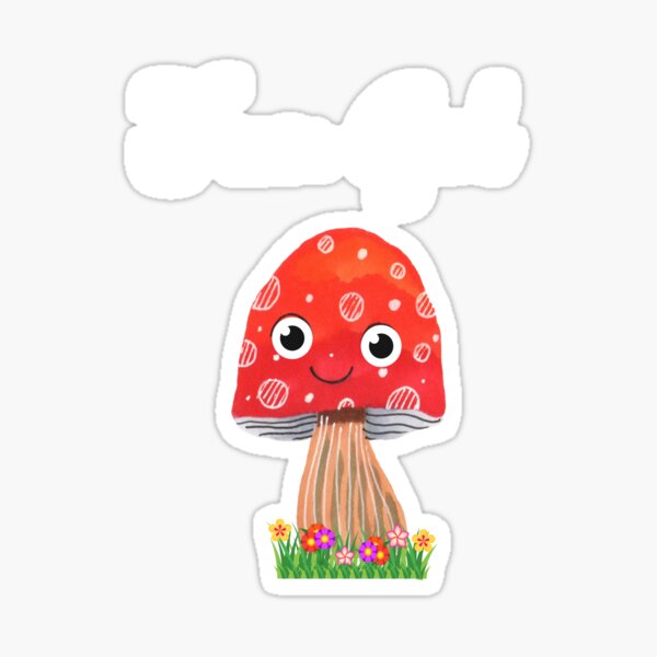 "Funny Mushroom Fungi Fungal Mycology Fun Gal Gift" Sticker for Sale by ...