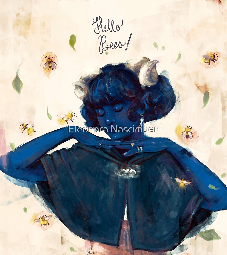 "Hello Bees!" by Eleonora Nascimbeni | Redbubble
