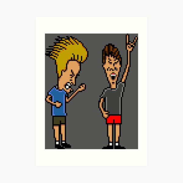 "Beavis and Butt-head Sprites " Art Print by rubinho146 | Redbubble