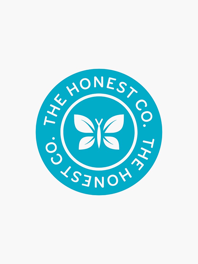 "Honest Company logo butterfly sticker" Sticker by jessicacapshaw ...