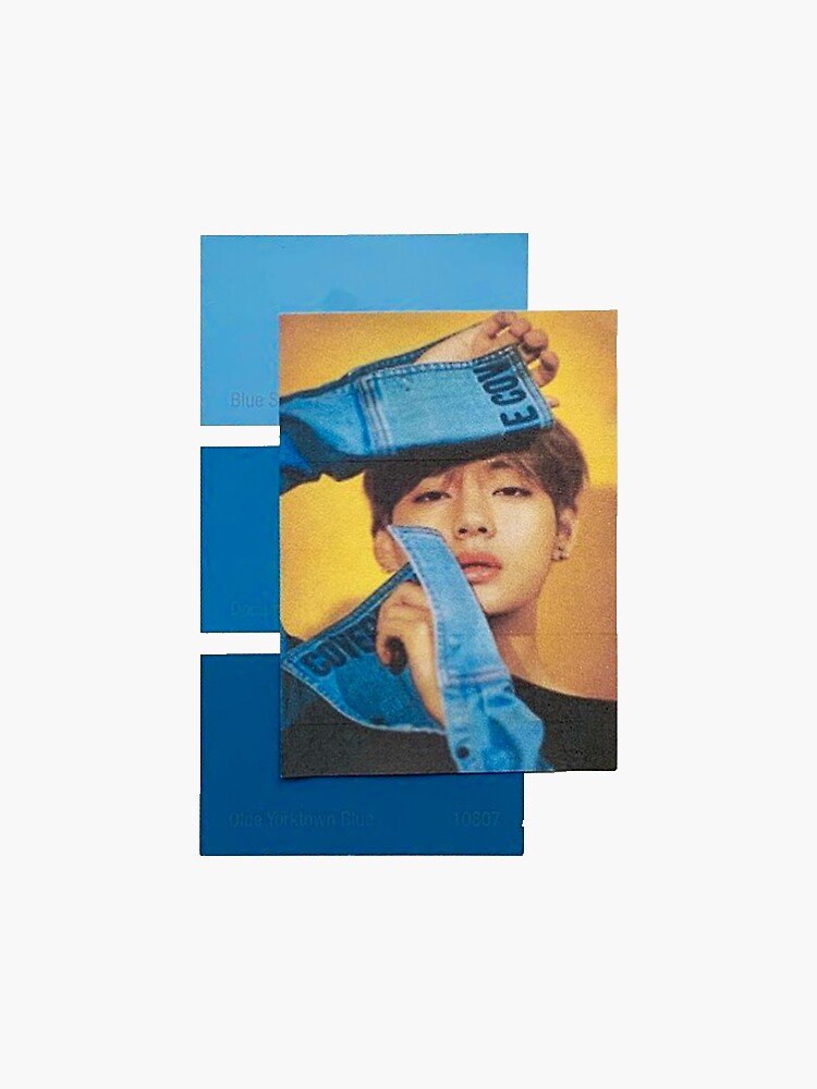 "BTS V sticker" Sticker by alexabay | Redbubble