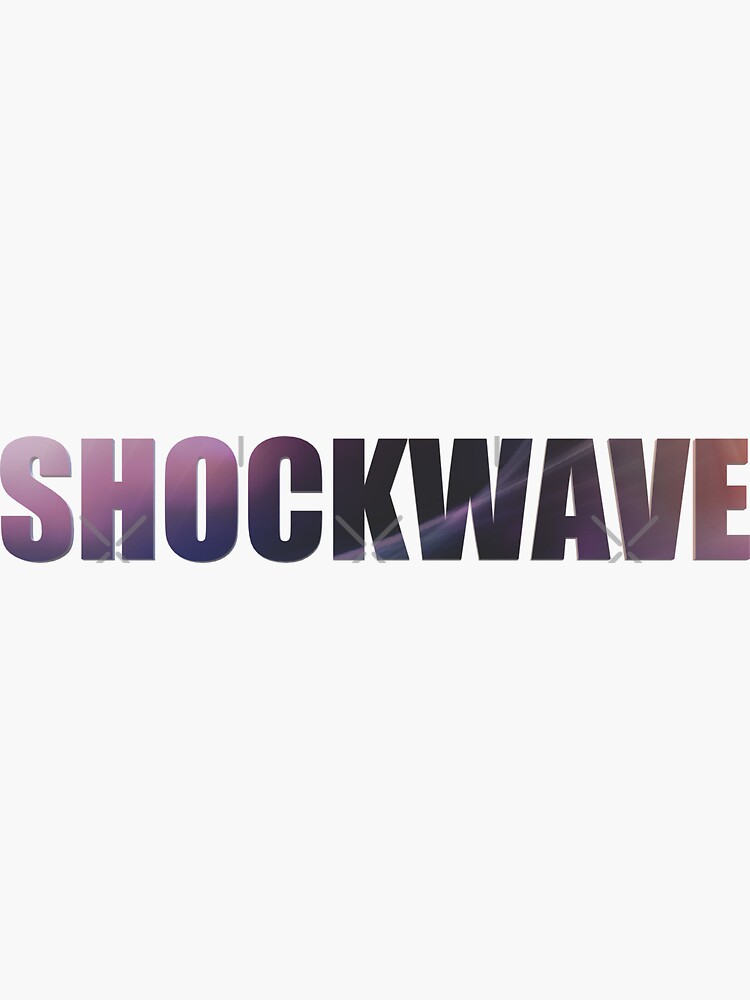"Shockwave" Sticker by HiddenStar02 | Redbubble