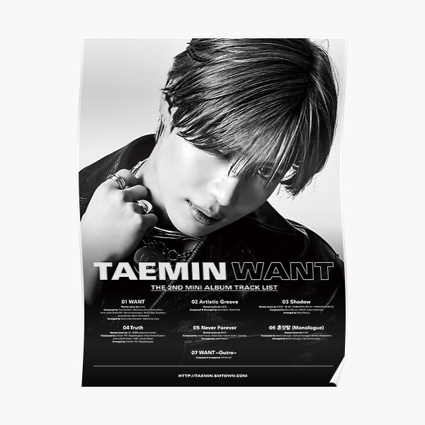 "SHINEE TAEMIN WOLLEN" Poster von SHINeeEMPORIUM | Redbubble