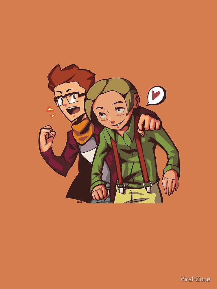 "Professor Layton and the Miracle Mask - Henry and Randall" T-shirt by ...