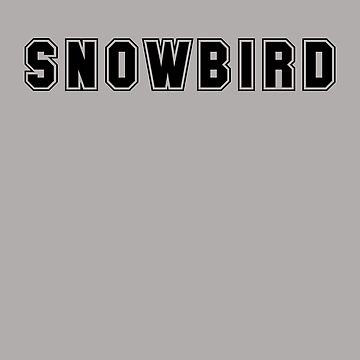 "Snowbird " Sticker for Sale by HiddenStar02 | Redbubble