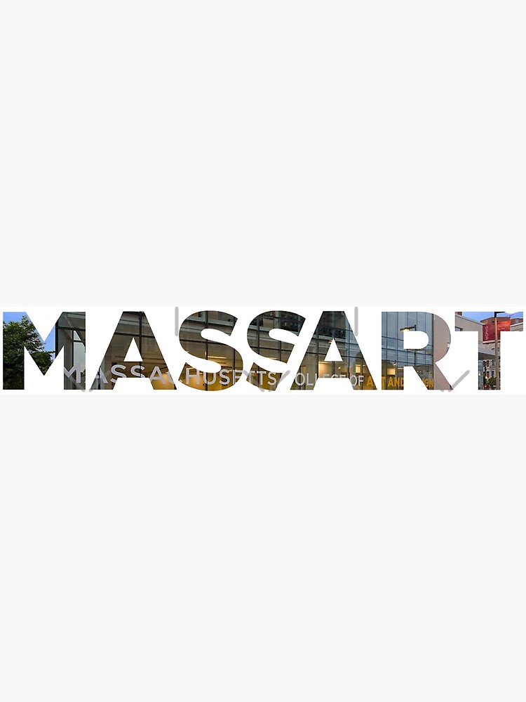 "MassArt Campus Logo" Poster for Sale by adamacidic | Redbubble