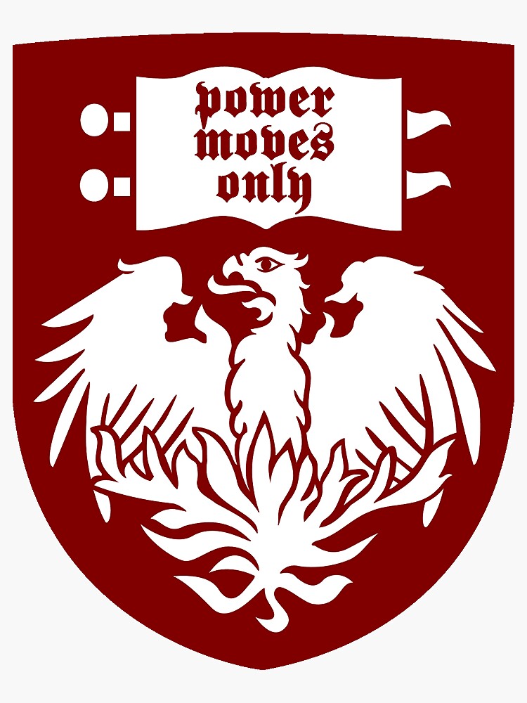 "UChicago Power moves only" Sticker for Sale by katherinehli17 | Redbubble