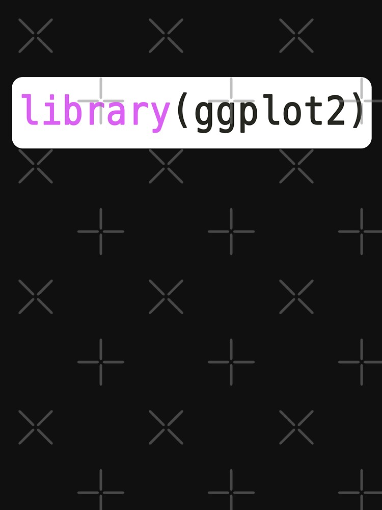 "library ggplot2" T-shirt for Sale by FunnyGrief | Redbubble ...