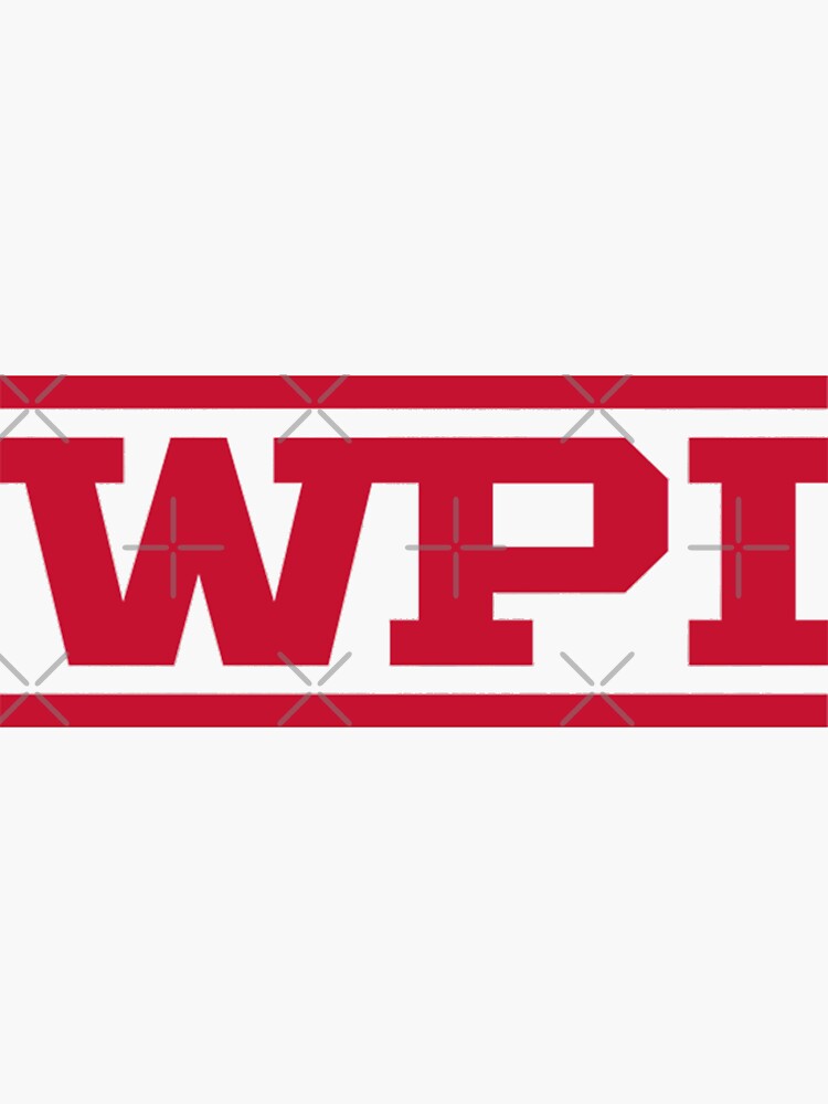 "WPI Logo" Sticker for Sale by adamacidic | Redbubble