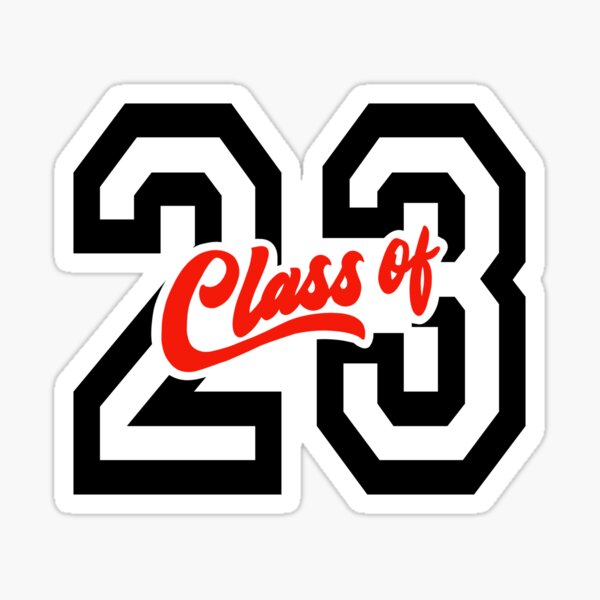 "Class of 2023 - 23" Sticker for Sale by indicap | Redbubble