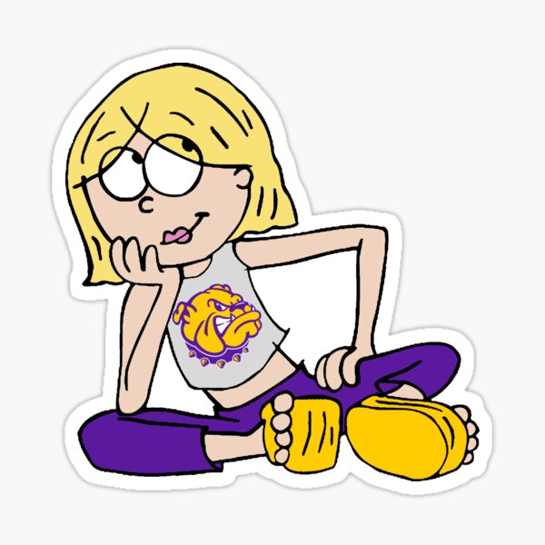 "WIU LEATHERNECKS LIZZIE" Sticker for Sale by christikdesigns | Redbubble