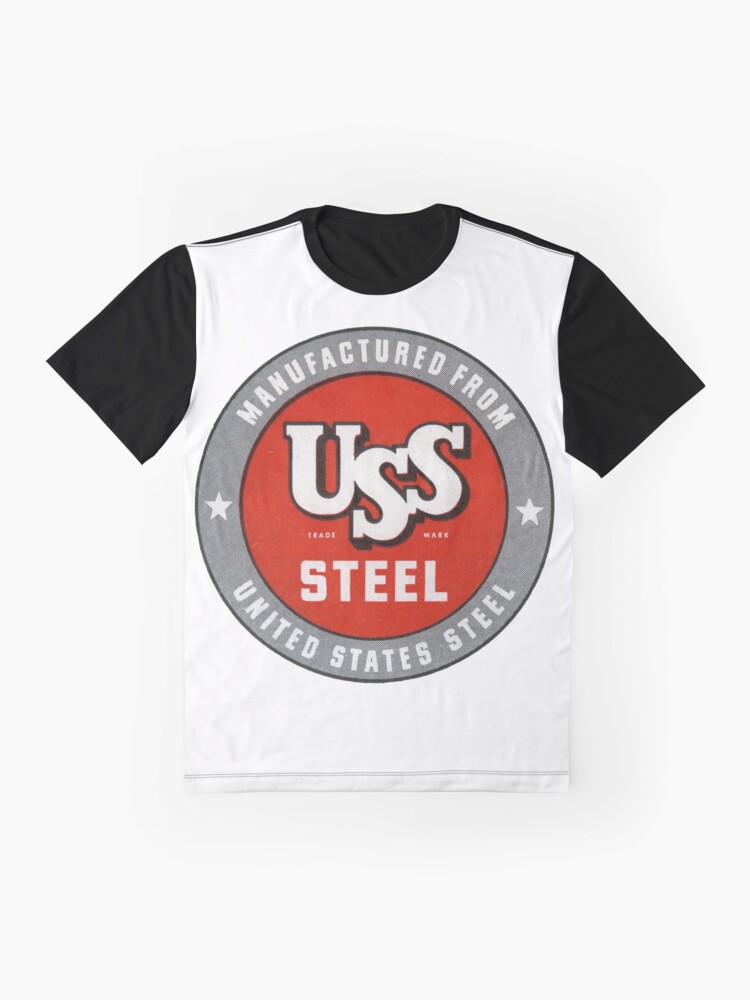 "USS Steel" T-shirt for Sale by taspaul | Redbubble | steel graphic t ...