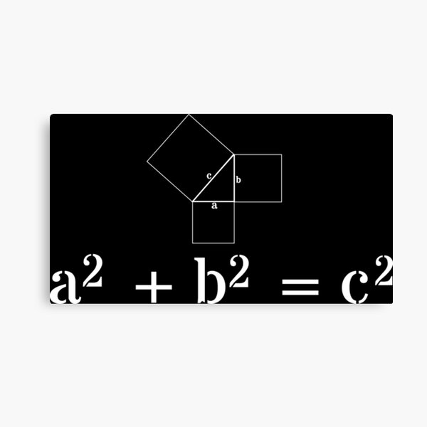 Pythagorean Theorem Wall Art | Redbubble