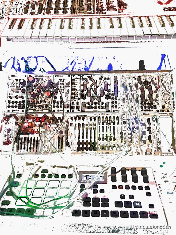 "eurorack modular" Sticker for Sale by Unknownfunction | Redbubble