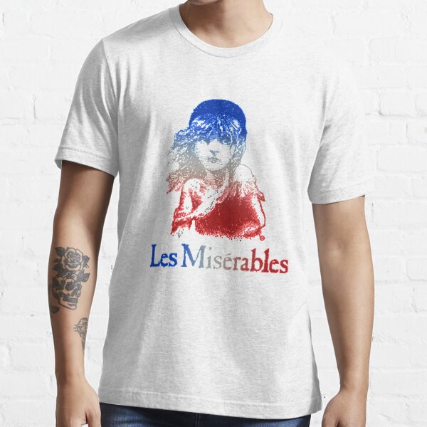 "Les Miserables Logo with the French Flag Colors" T-shirt for Sale by ...