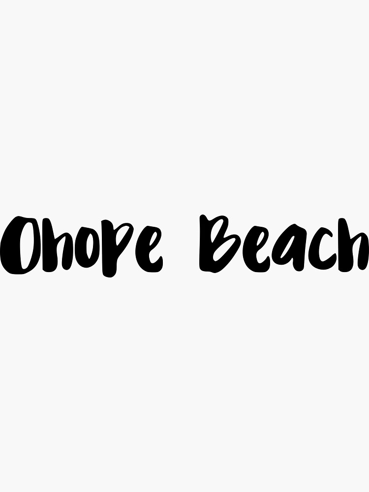 "Ohope Beach" Sticker by FTML | Redbubble