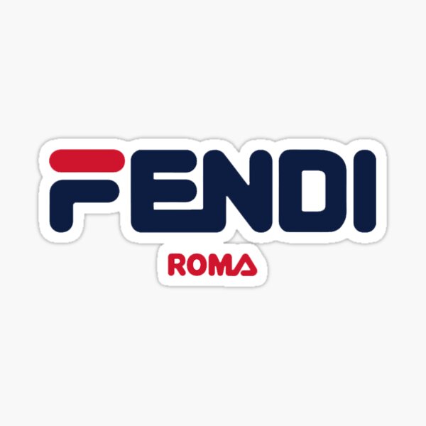 Fendi Roma Stuff Stickers | Redbubble