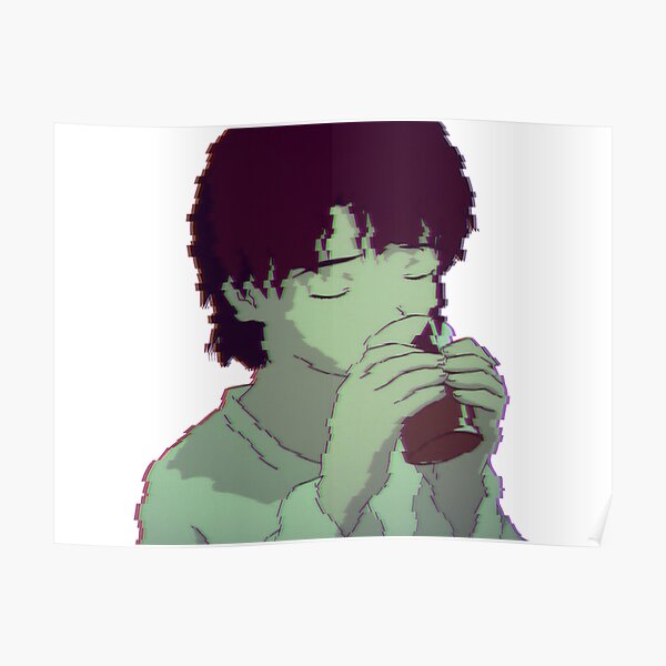 "Lain of the Wired Drink" Poster for Sale by Dolphin-5k | Redbubble