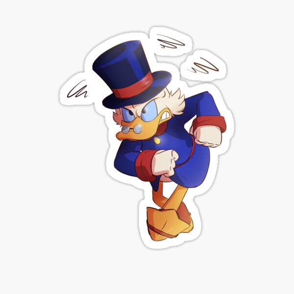 "Scrooge McDuck" Sticker for Sale by Deepest | Redbubble