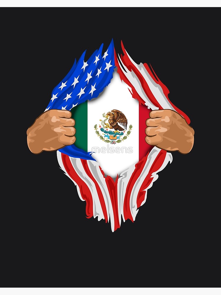 "Mexican Blood Inside Me Design | Mexico Flag Gift" Art Board Print for ...