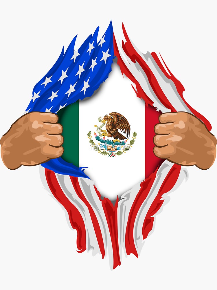 "Mexican Blood Inside Me Design | Mexico Flag Gift" Sticker for Sale by ...
