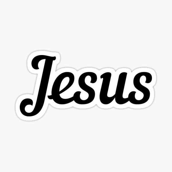"Jesus " Sticker by HiddenStar02 | Redbubble