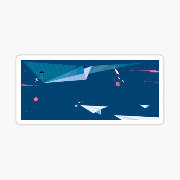"Paper Fleet" Sticker by RobinWilde4 | Redbubble