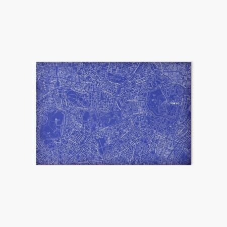 "Blueprint Map of Tokyo" Art Board Print for Sale by Henrik-Schuller ...