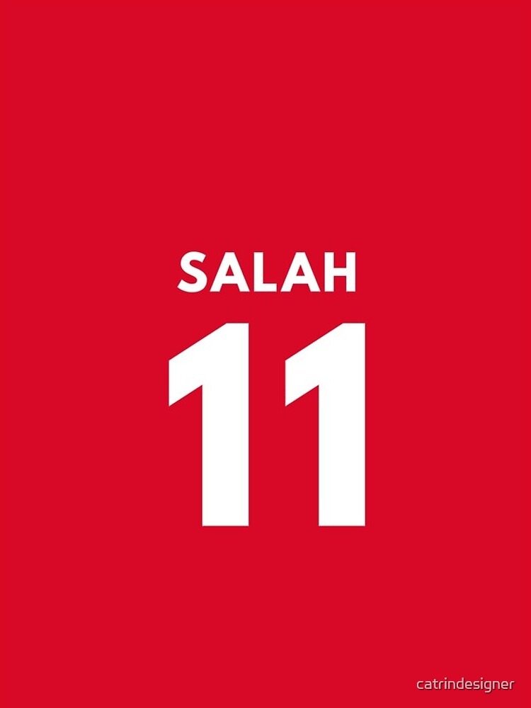 "Mohamed Salah 11 Liverpool FC Forward Shirt Number" iPhone Case for ...