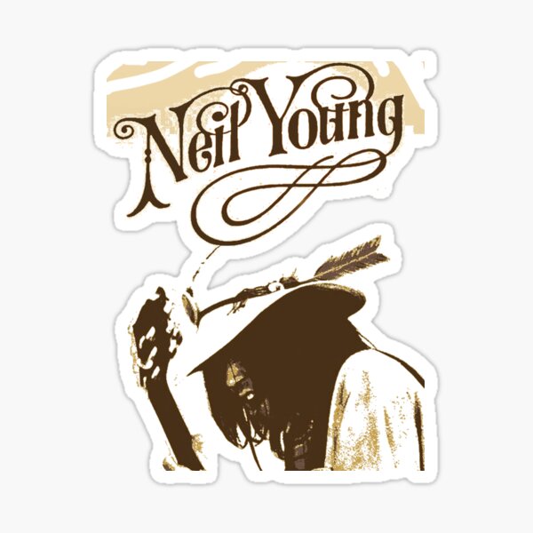 Sticker: Neil Young | Redbubble