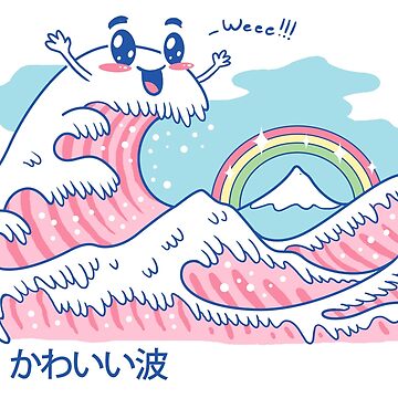 "The Great Kawaii Wave" Poster for Sale by vincenttrinidad | Redbubble