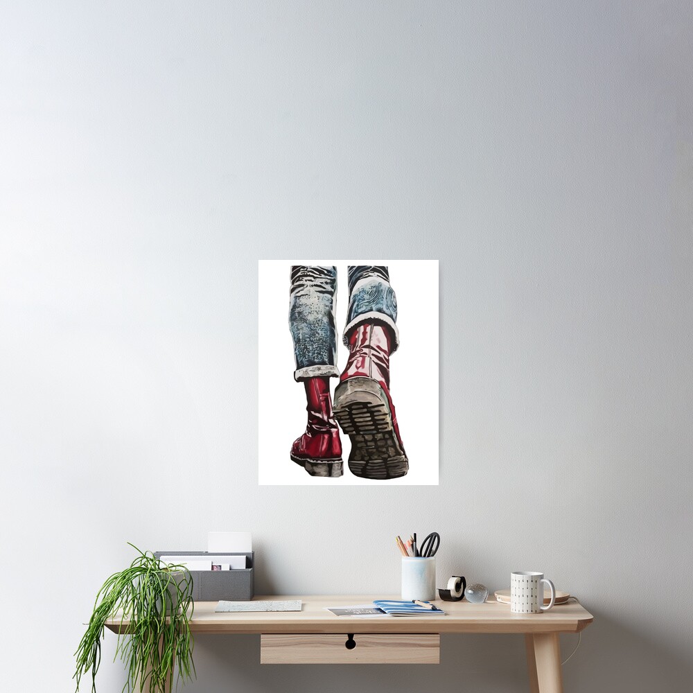 "Skinhead Boots" Poster for Sale by mcblue | Redbubble