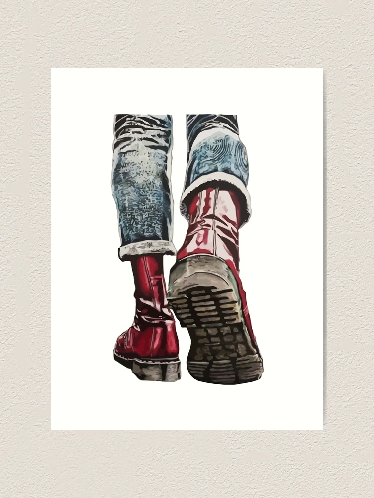 Skinhead Boots Drawing