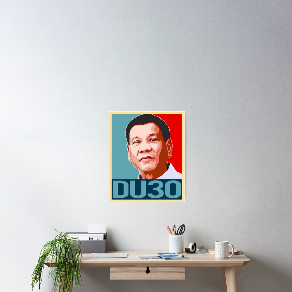 "DU30 President Duterte" Poster by VGraphicDesigns | Redbubble