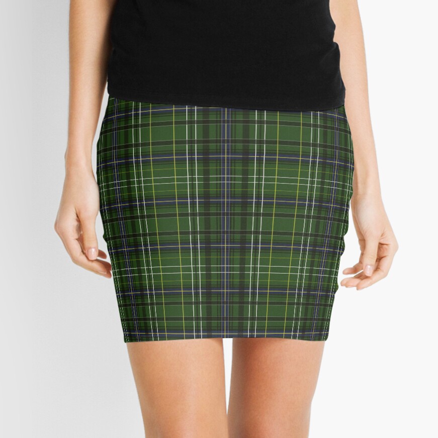 Green Tartan Mini Skirt For Sale By Pasob Design Redbubble