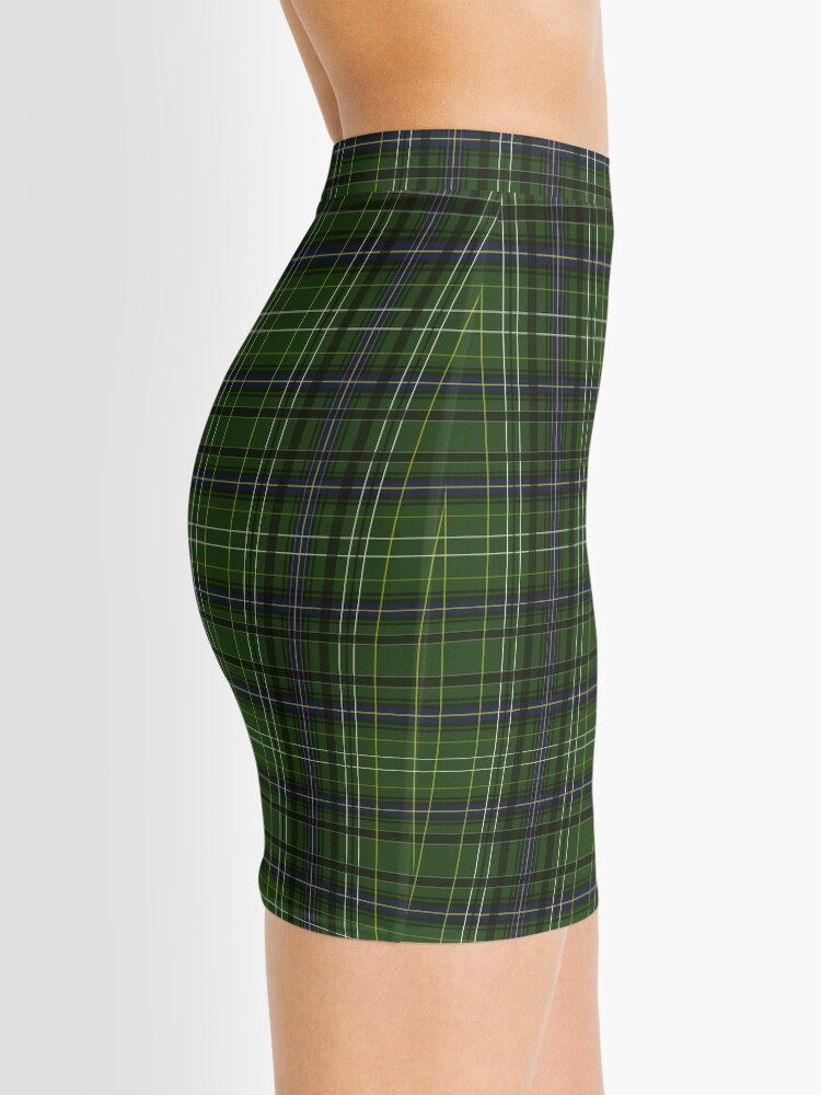 Tartan In Green Mini Skirt By Pasob Design Redbubble