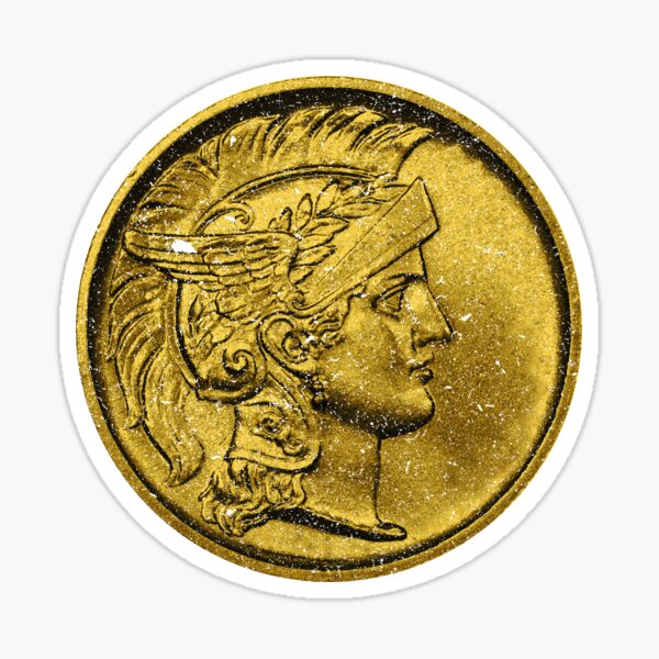"Gold Coin" Sticker by RenaldArt | Redbubble