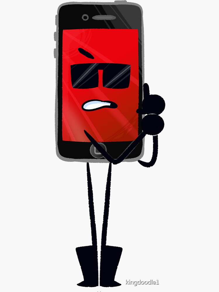 "Mephone 4s" Sticker for Sale by kingdoodle1 | Redbubble
