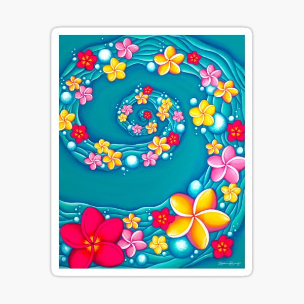 "Ocean Summer Breeze" Sticker for Sale by STEPHANIEBOINAY | Redbubble