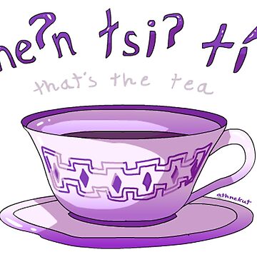 "neˀn tsiˀ tí (that's the tea) - Oneida Belt" Sticker for Sale by ...