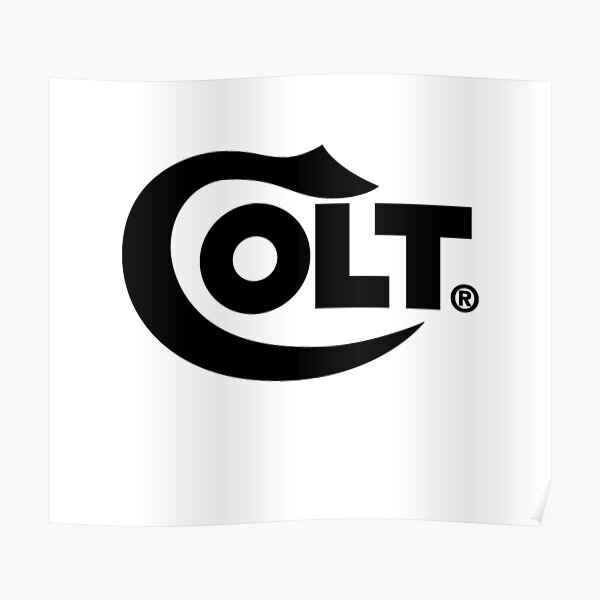 "Colt Logo Gun" Poster for Sale by laveyaplaff | Redbubble