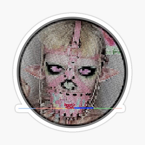 "ASCii MASK" Sticker for Sale by Grimm-Land | Redbubble